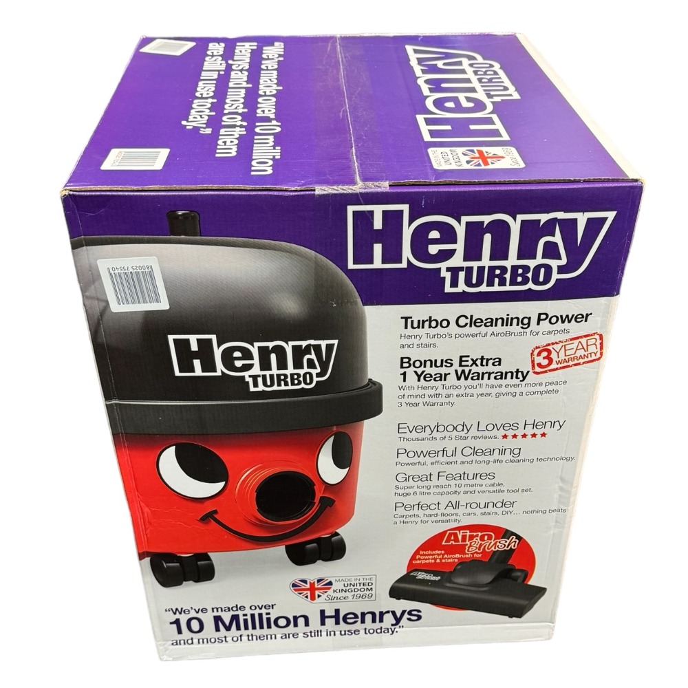 New Henry Turbo Vacuum Cleaner & AiroBrush Head, Microfresh Filtration ...